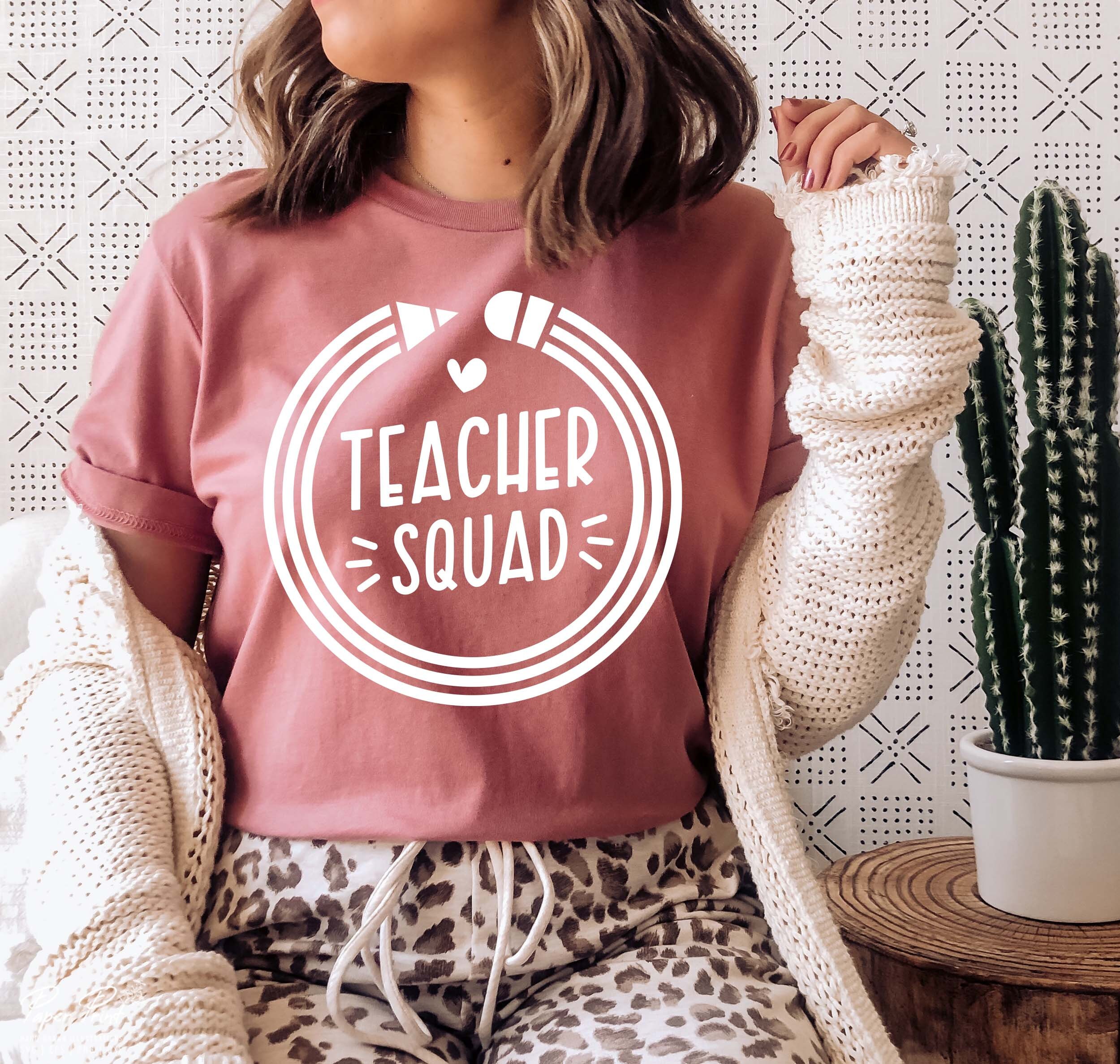 Teacher Squad SVG PNG Teacher Shirt SVG Teacher Vibes Svg - Etsy