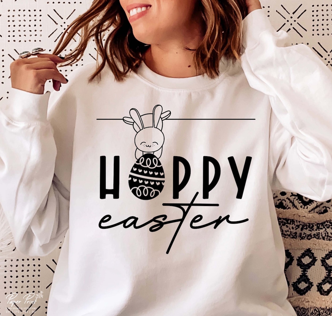 Happy Easter SVG, Easter SVG, Easter Shirt SVG, Easter Gift for Her Svg ...