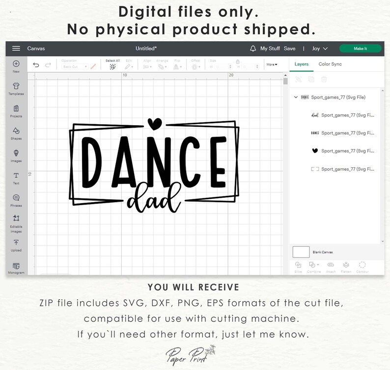 Dance Dad SVG Father Love Dance SVG Fathers Day Svg Dance - Etsy