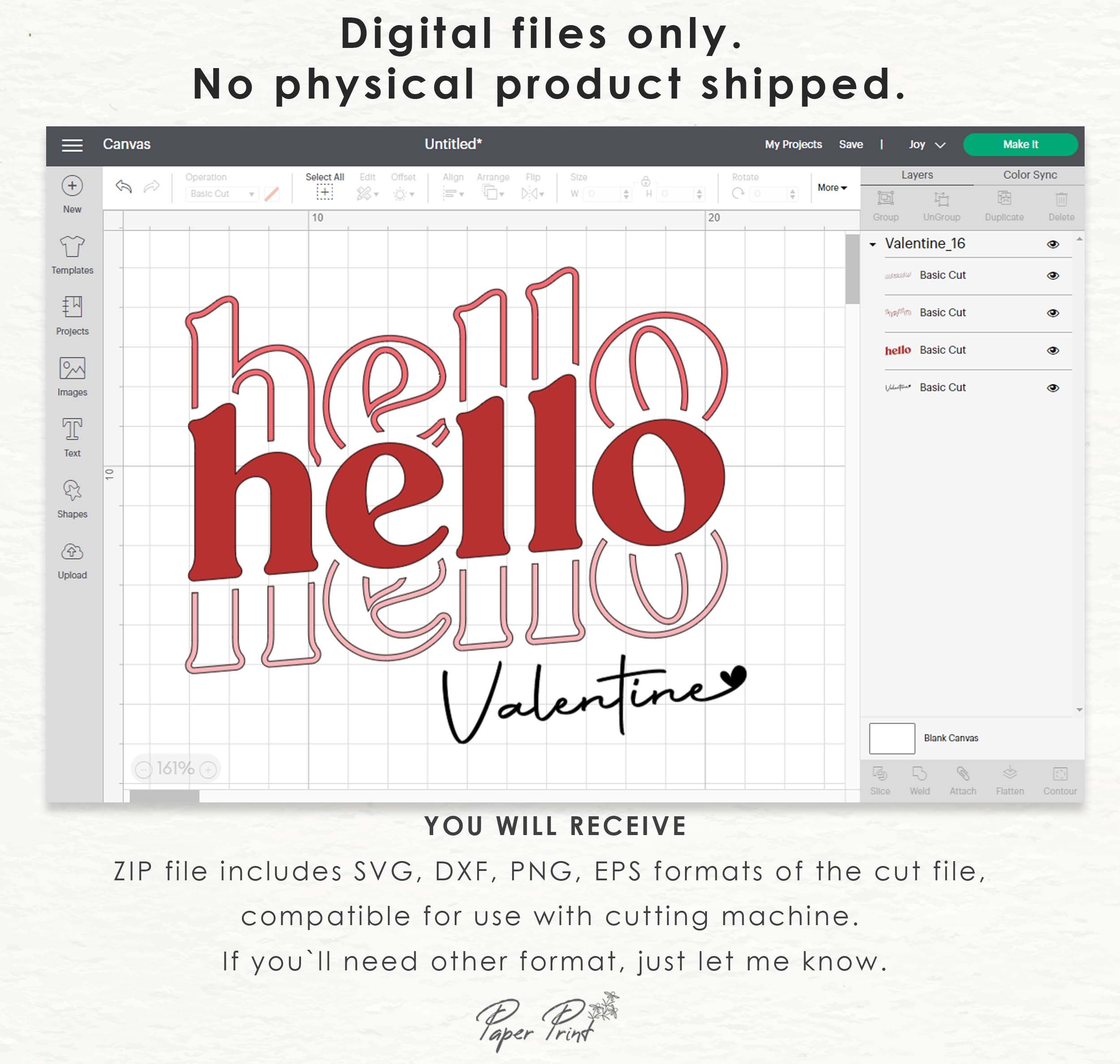 Hello Valentine SVG Valentine SVG Valentine's Day SVG - Etsy