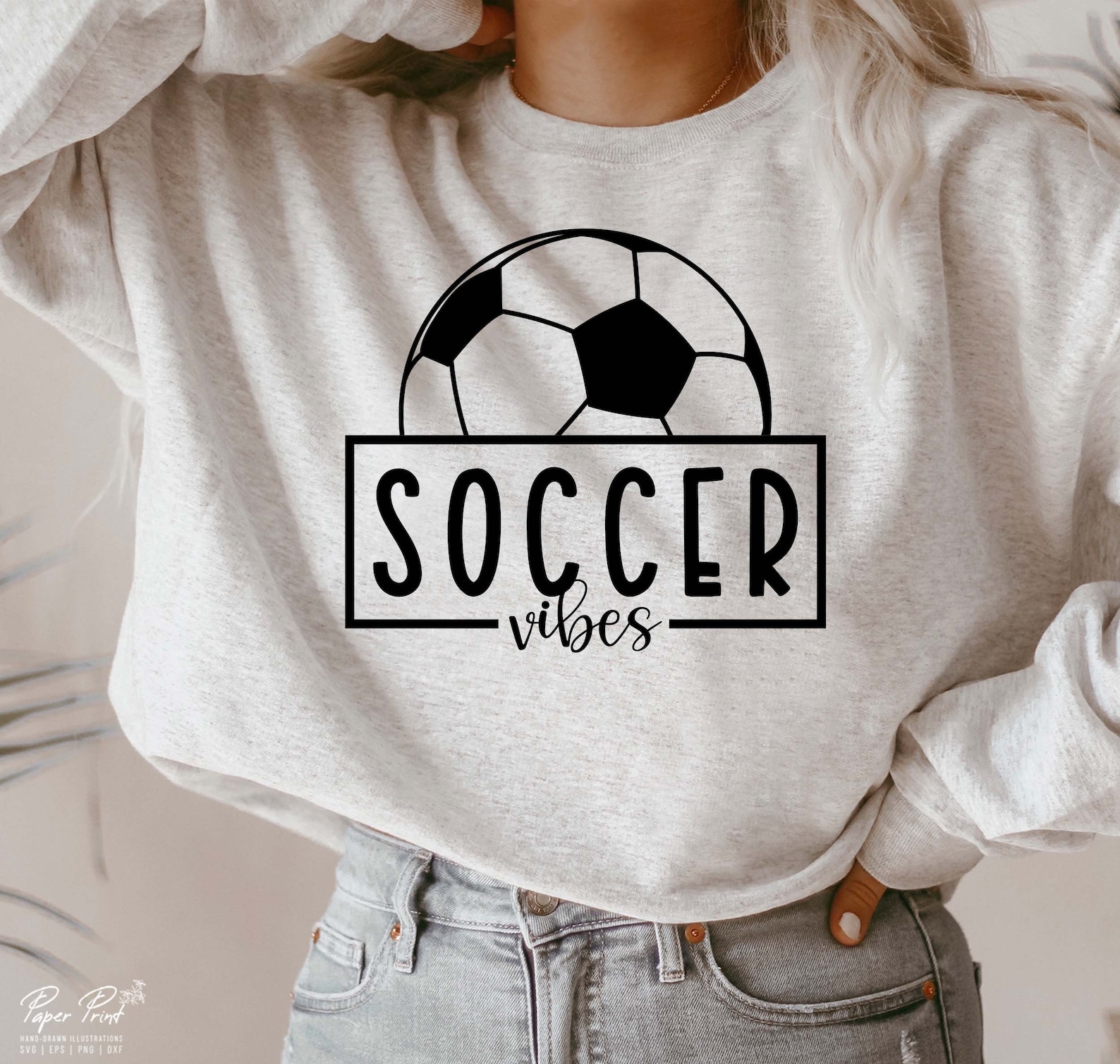 Soccer Vibes Svg Soccer Mom Shirt Svg Soccer Svg Soccer - Etsy