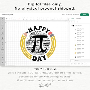 Happy Pi Day SVG, Happy Pi Day 2024 PNG, Math Teachers Svg, Elementary ...