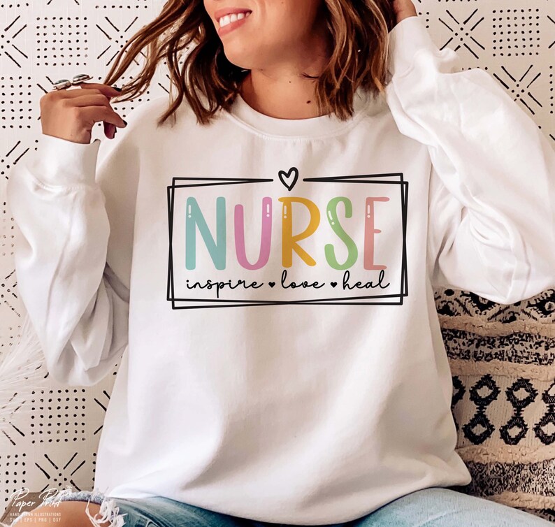Nurse Inspire Love Heal SVG PNG, Cricut Cut Files (digital Download) - Etsy
