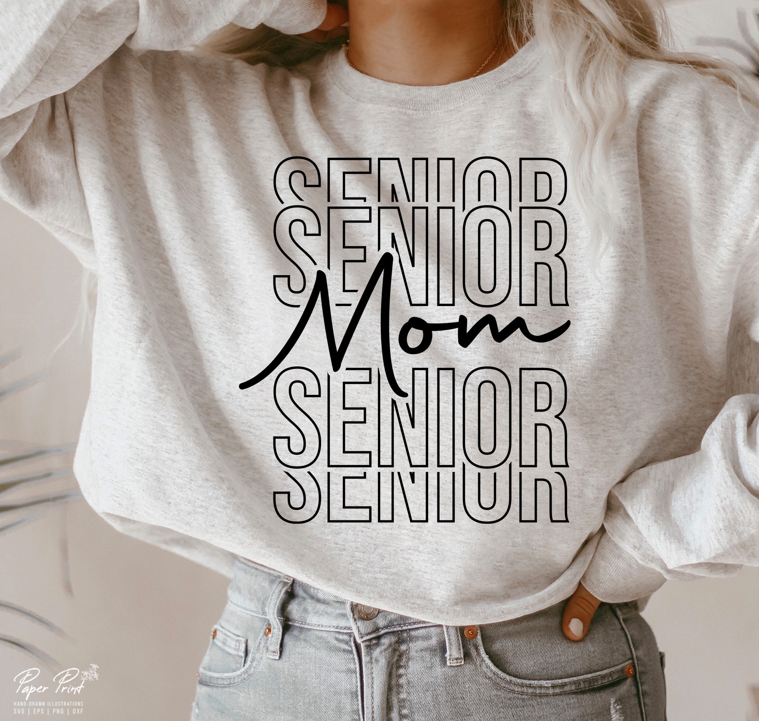 Senior Mom SVG Class of School SVG Graduation Mom SVG High - Etsy