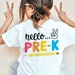 Hello Pre-k SVG, 1st Day of School SVG, Back to School SVG, Pre K ...