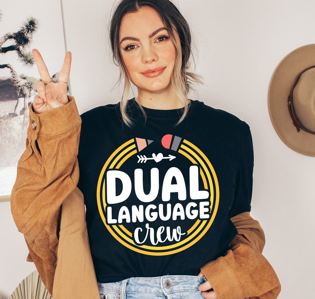 Dual Language Crew PNG SVG, Dual Language Team Squad Svg, Gifts for ...