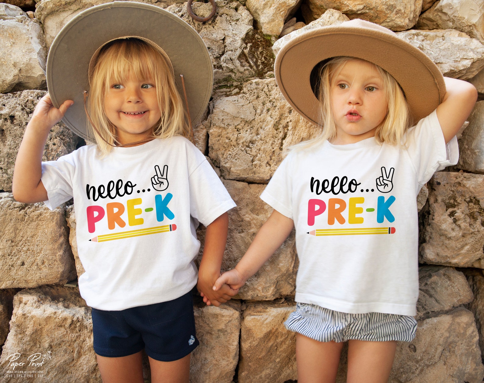 Hello Pre-k SVG 1st Day of School SVG Back to School SVG - Etsy