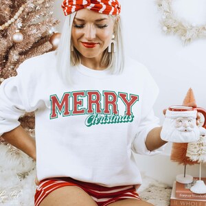 Merry Christmas Varsity Svg, Merry Christmas Varsity Png, Christmas ...