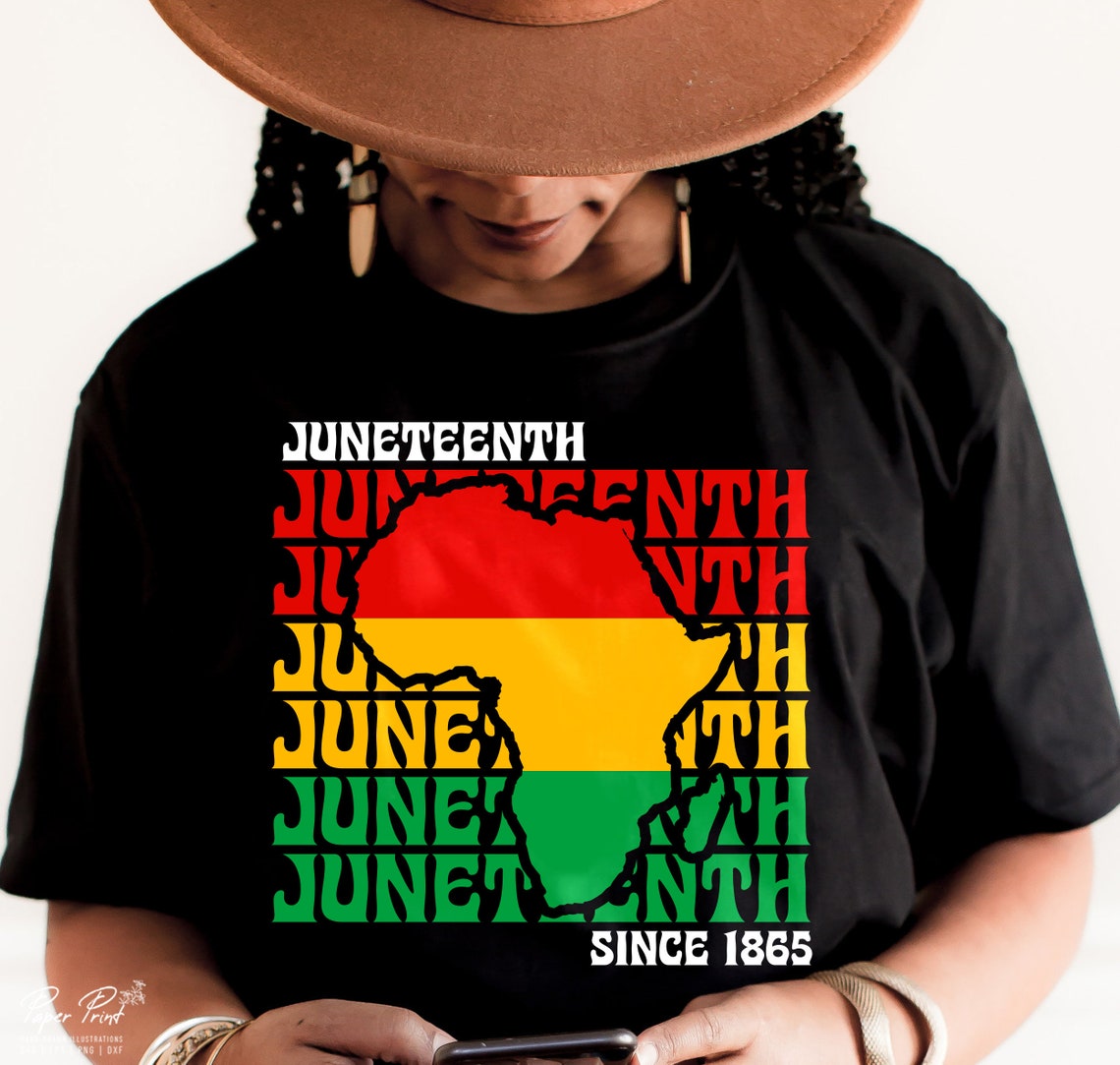 Juneteenth SVG, Juneteenth PNG, Acrica Map Svg, Juneteenth 1865 Svg ...