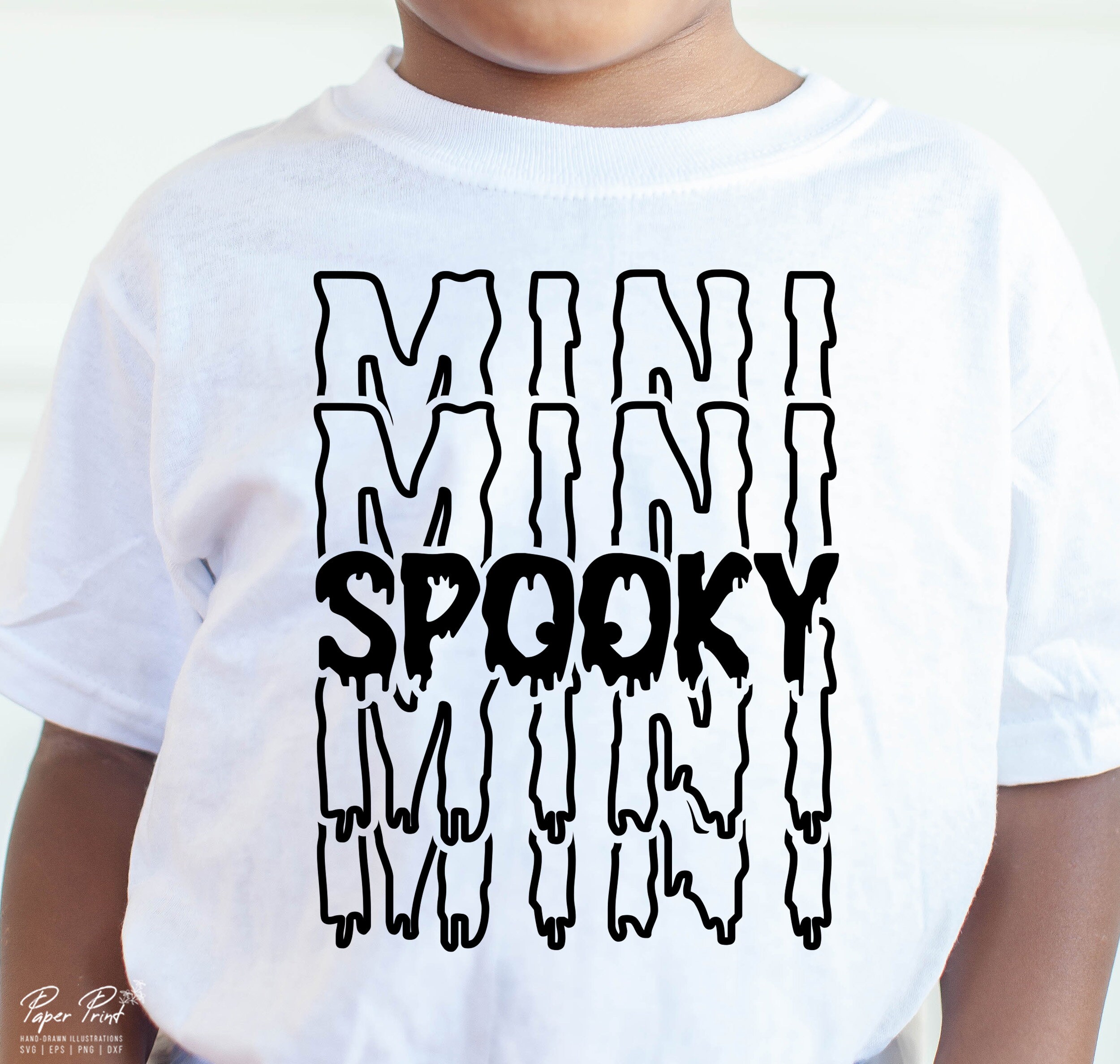 Spooky Mini Svg Spooky Kids Svg Halloween Shirt Gift for - Etsy