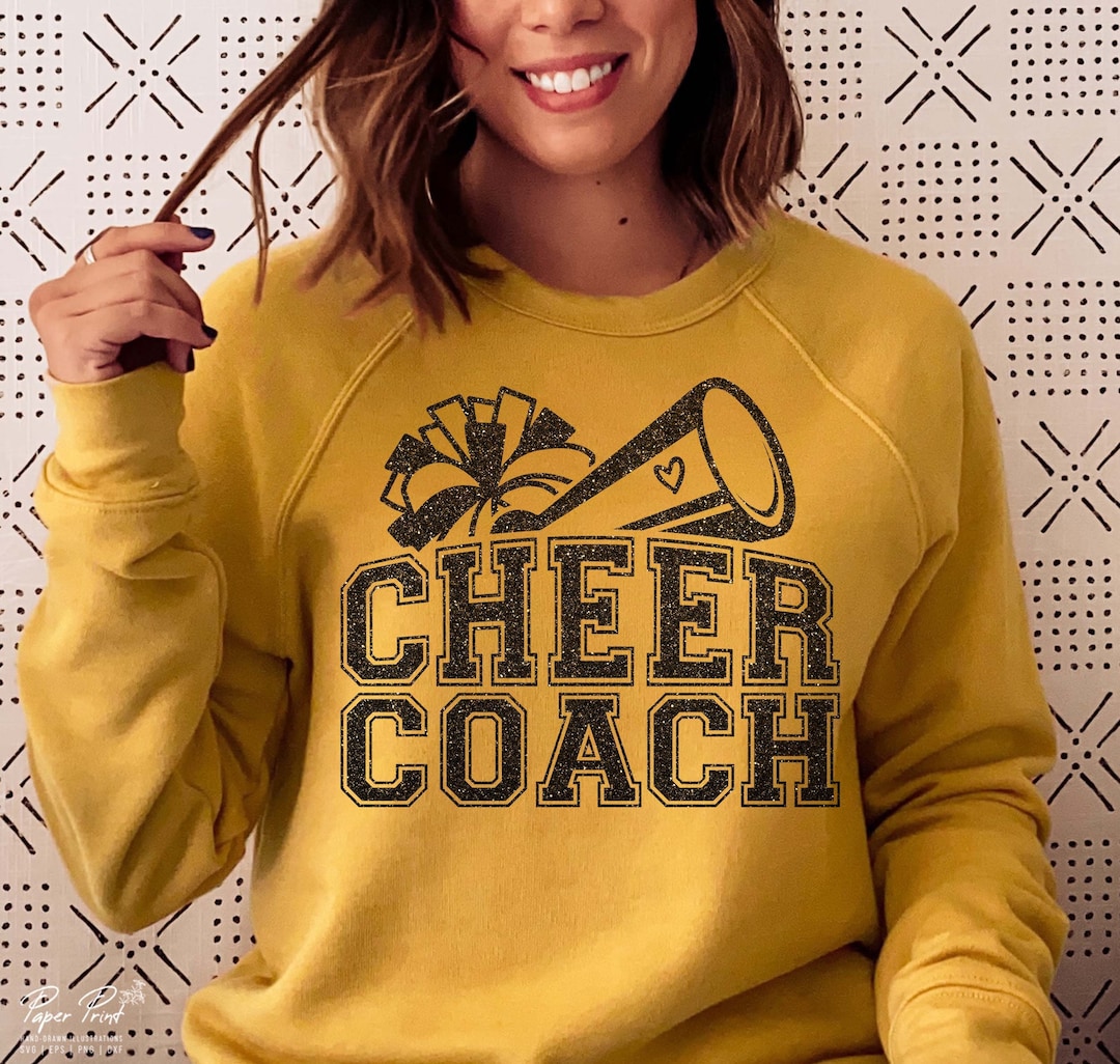 Cheer Coach SVG, Cheer Coach Shirt SVG, Cheerleader Svg, Cheerleading ...