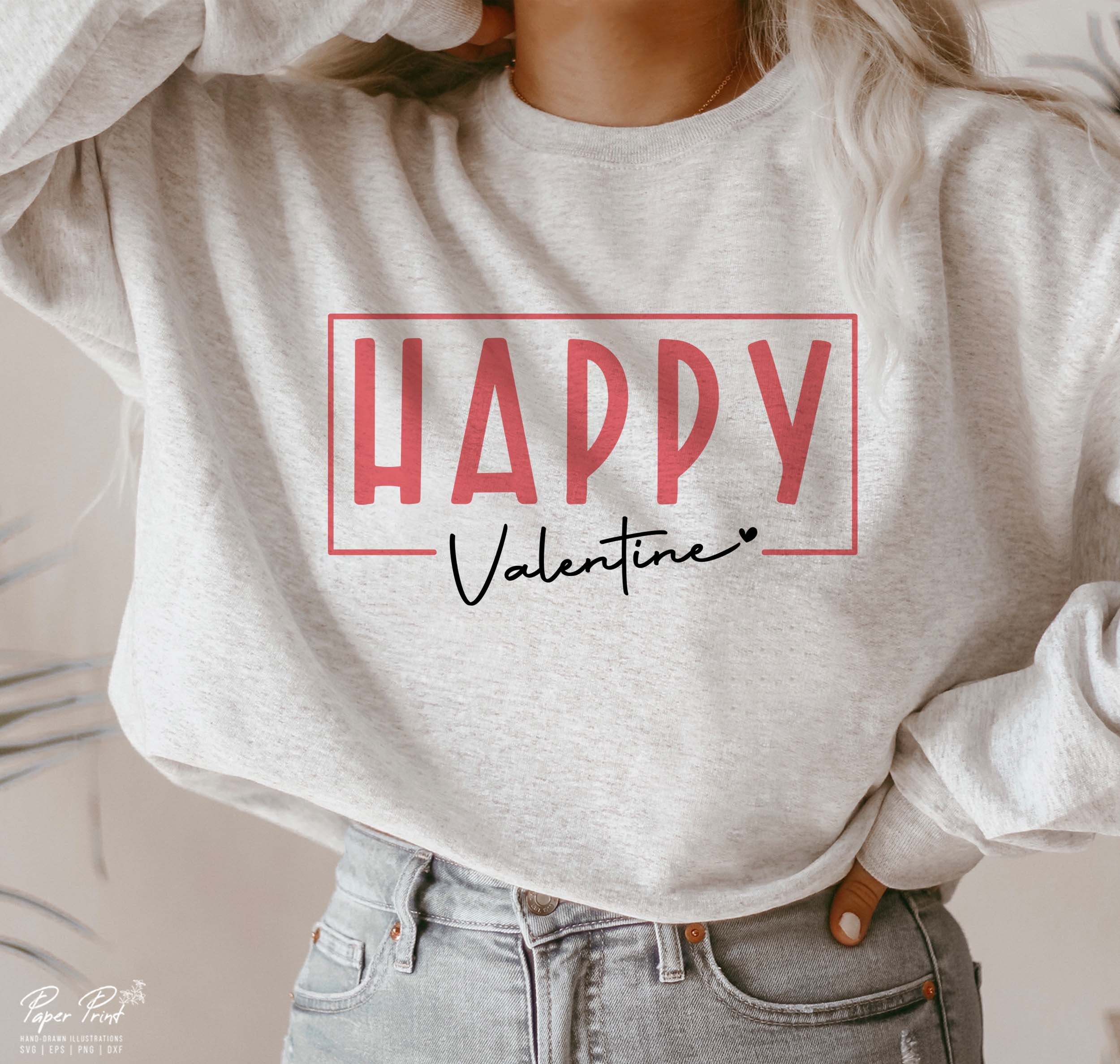 Happy Valentine SVG Valentine SVG Valentine's Day SVG - Etsy