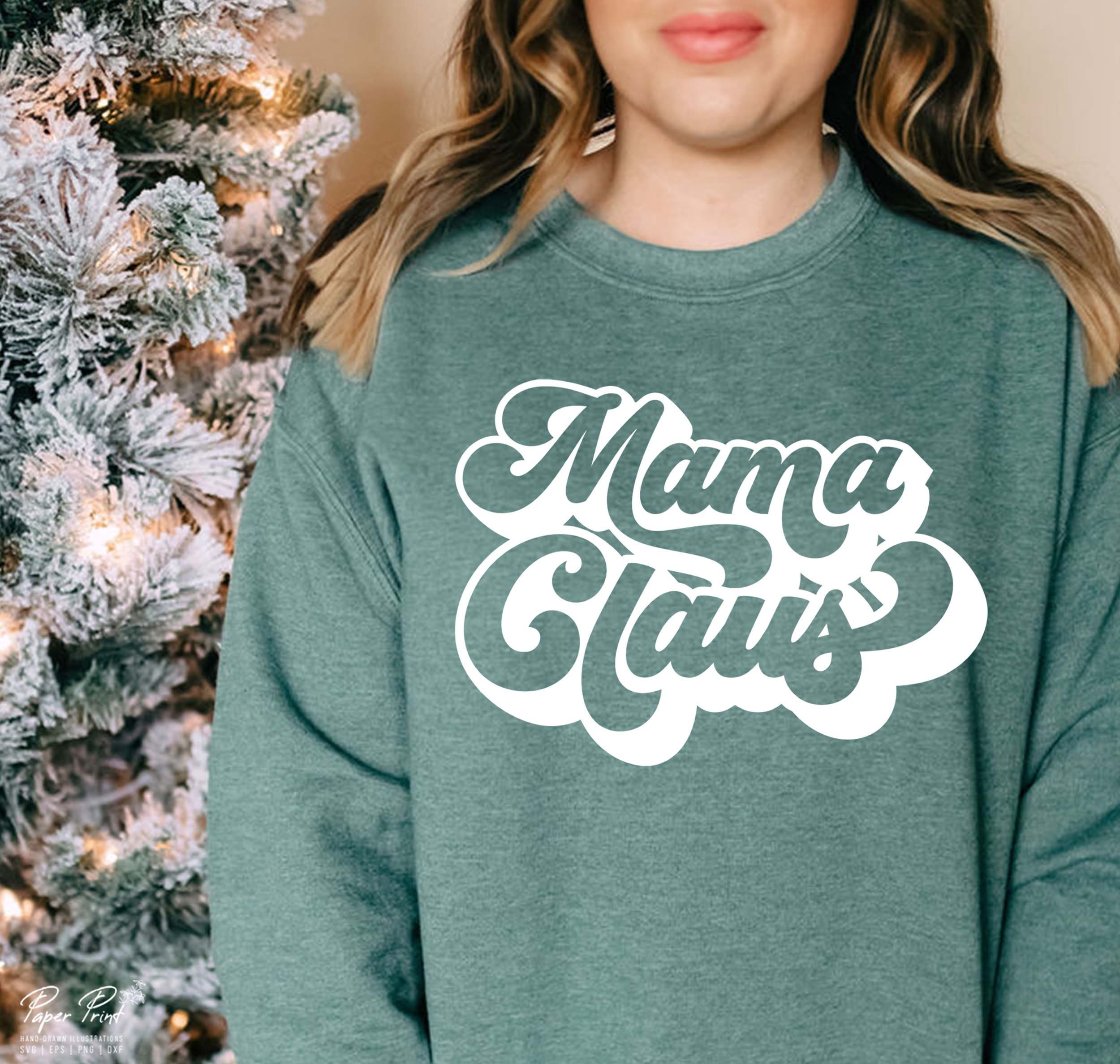 Mama Claus Svg Mom Christmas Svg Christmas Svg Christmas | Etsy