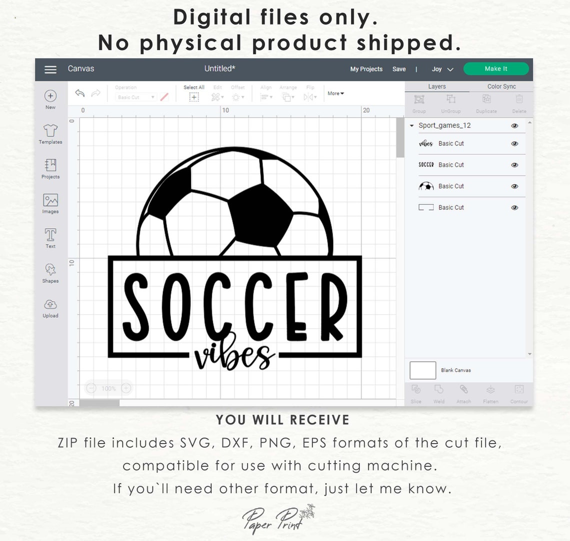 Soccer Vibes SVG, Mom Shirt Cut File (digital Download) - Etsy