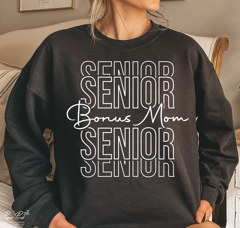 Senior Bonus Mom SVG Class of School SVG Graduation Mom SVG - Etsy
