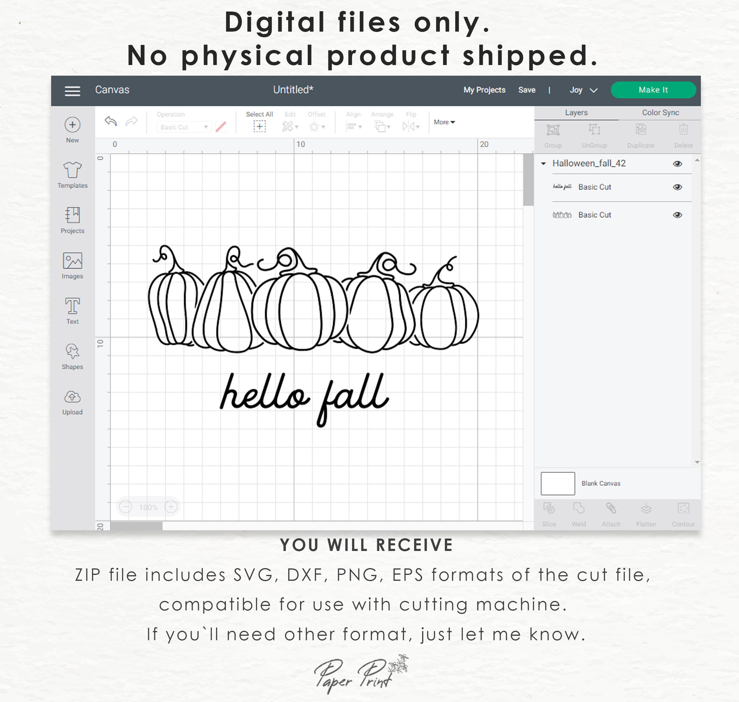 Hello Fall Svg Fall Pumpkin Svg Thanksgiving Svg Autumn - Etsy