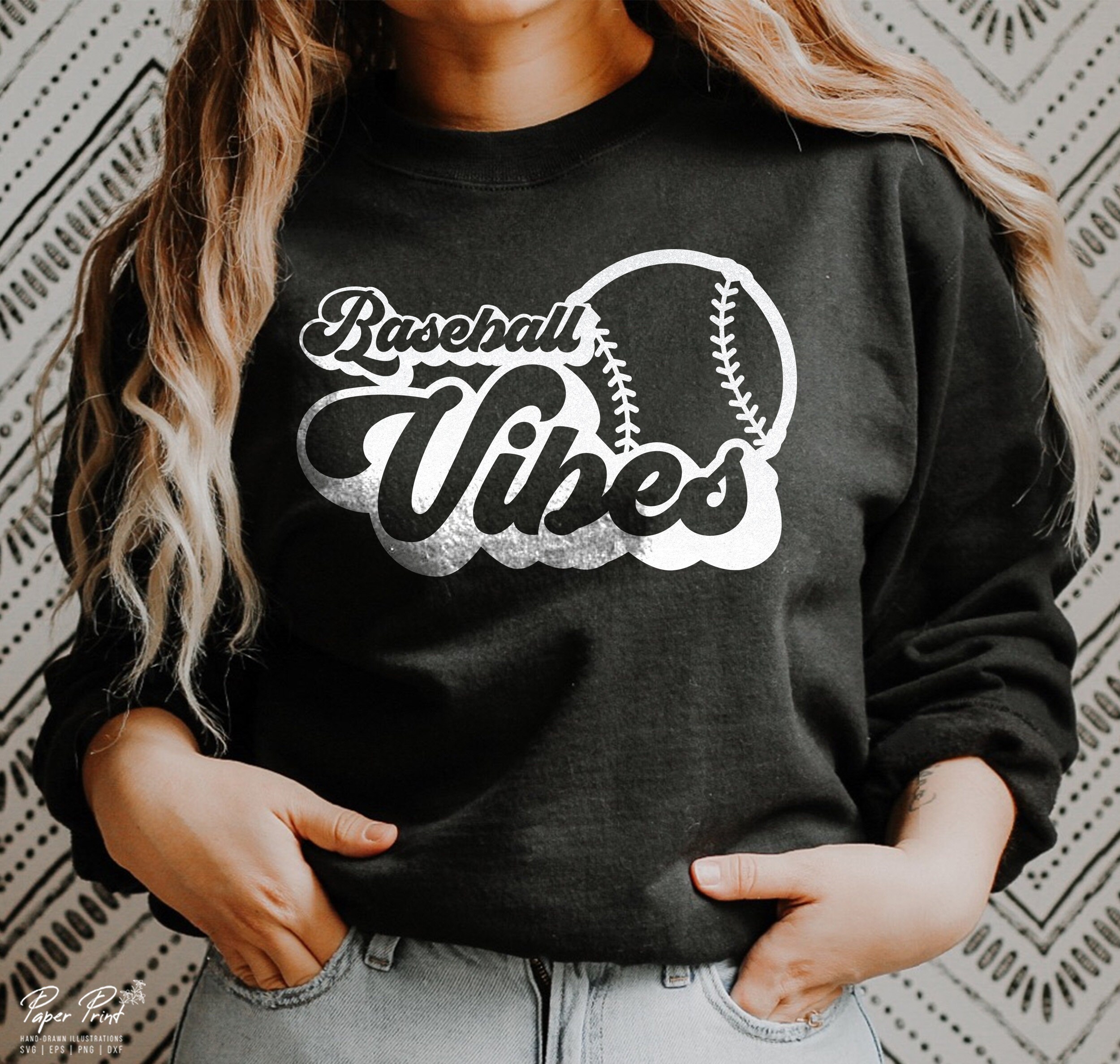 Baseball Vibes Svg, Baseball Mom Svg, Baseball Svg, Baseball Shirt Svg ...