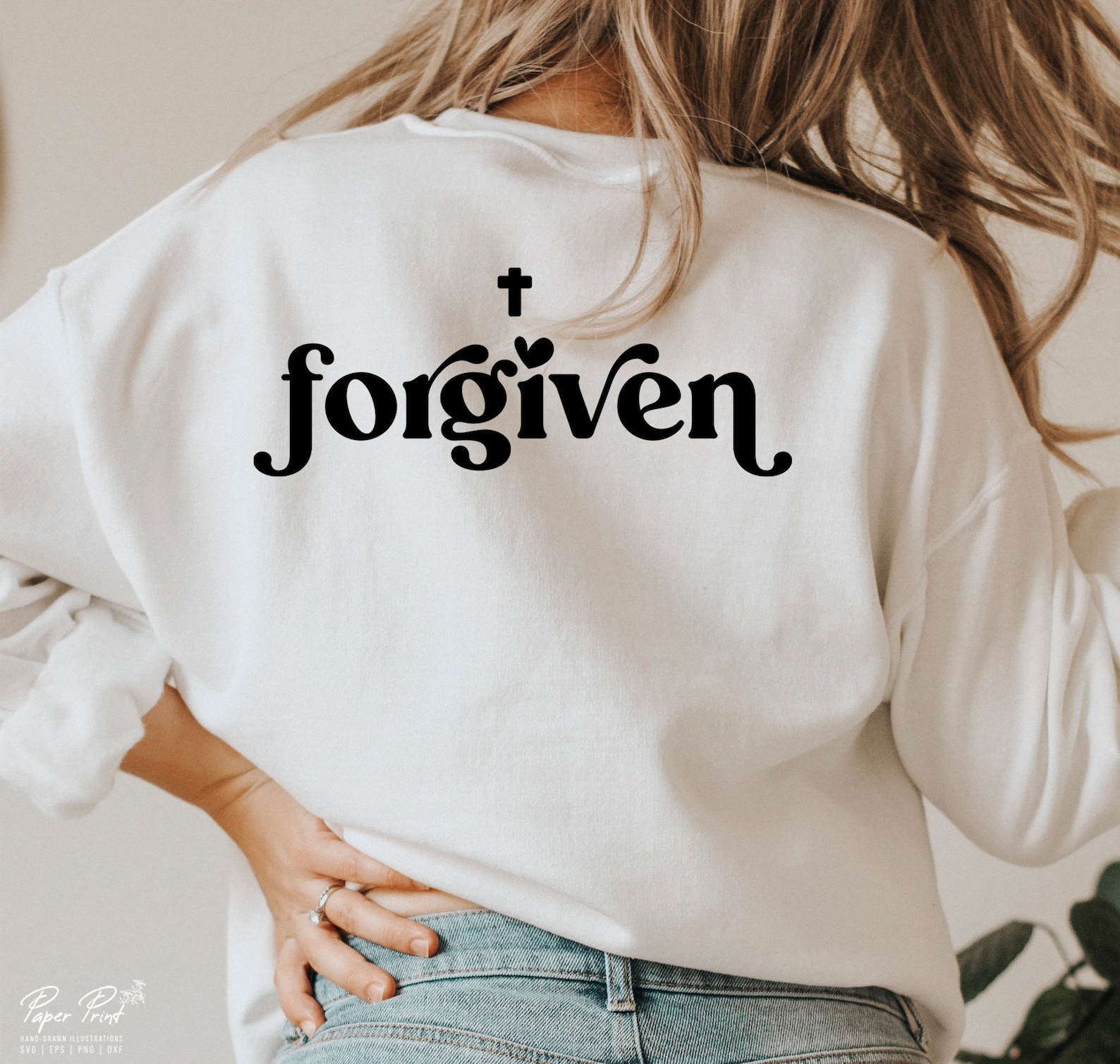 Forgiven Svg Christian Svg Jesus Svg Religious Svg Bible - Etsy