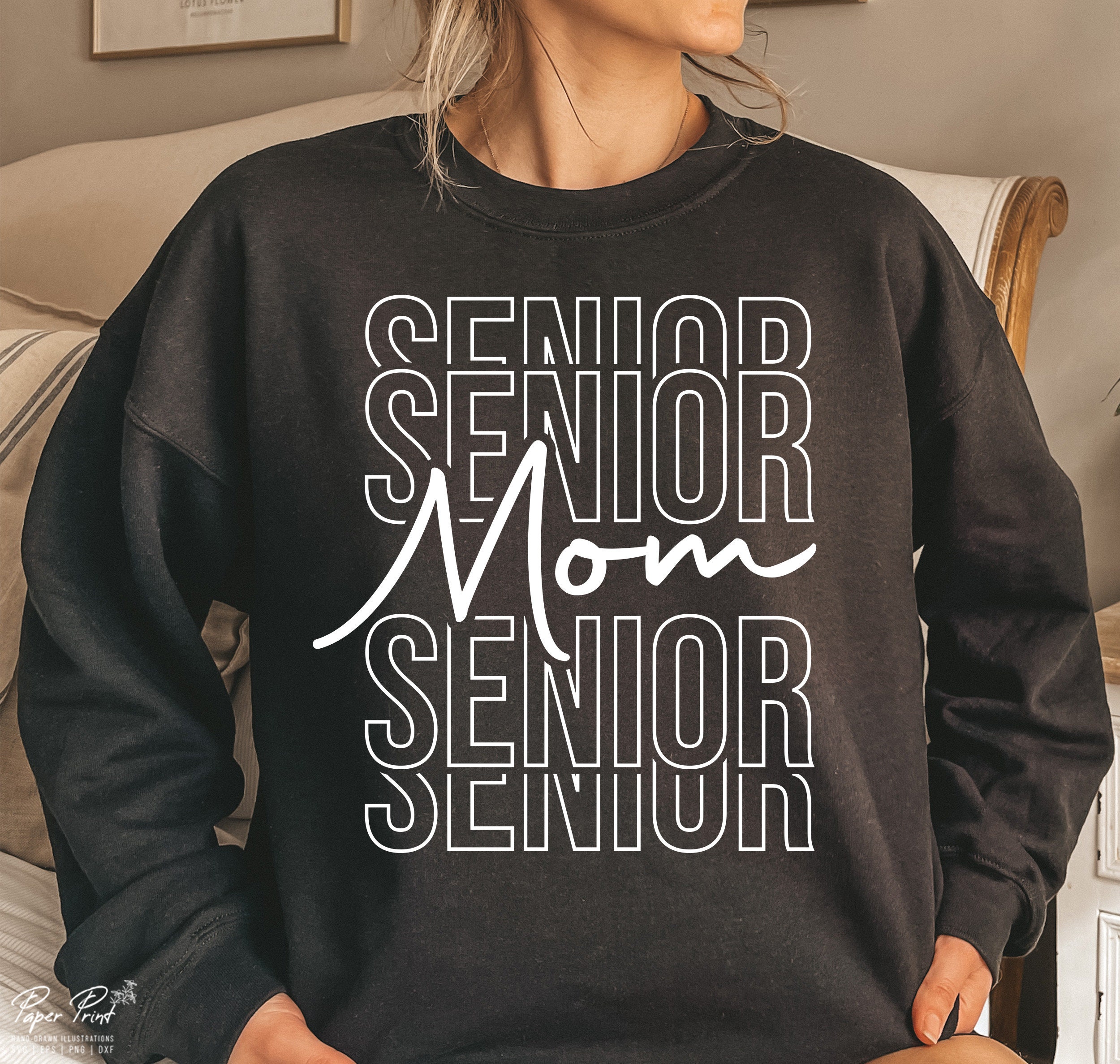 Senior Mom SVG Class of School SVG Graduation Mom SVG High - Etsy