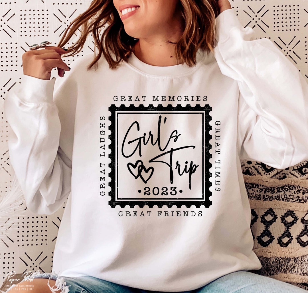 Girl's Trip 2023 Svg, Girl's Weekend 2023 Svg, Best Friends Travel Svg ...