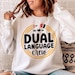 Dual Language Crew PNG SVG, Dual Language Team Squad Svg, Gifts for ...