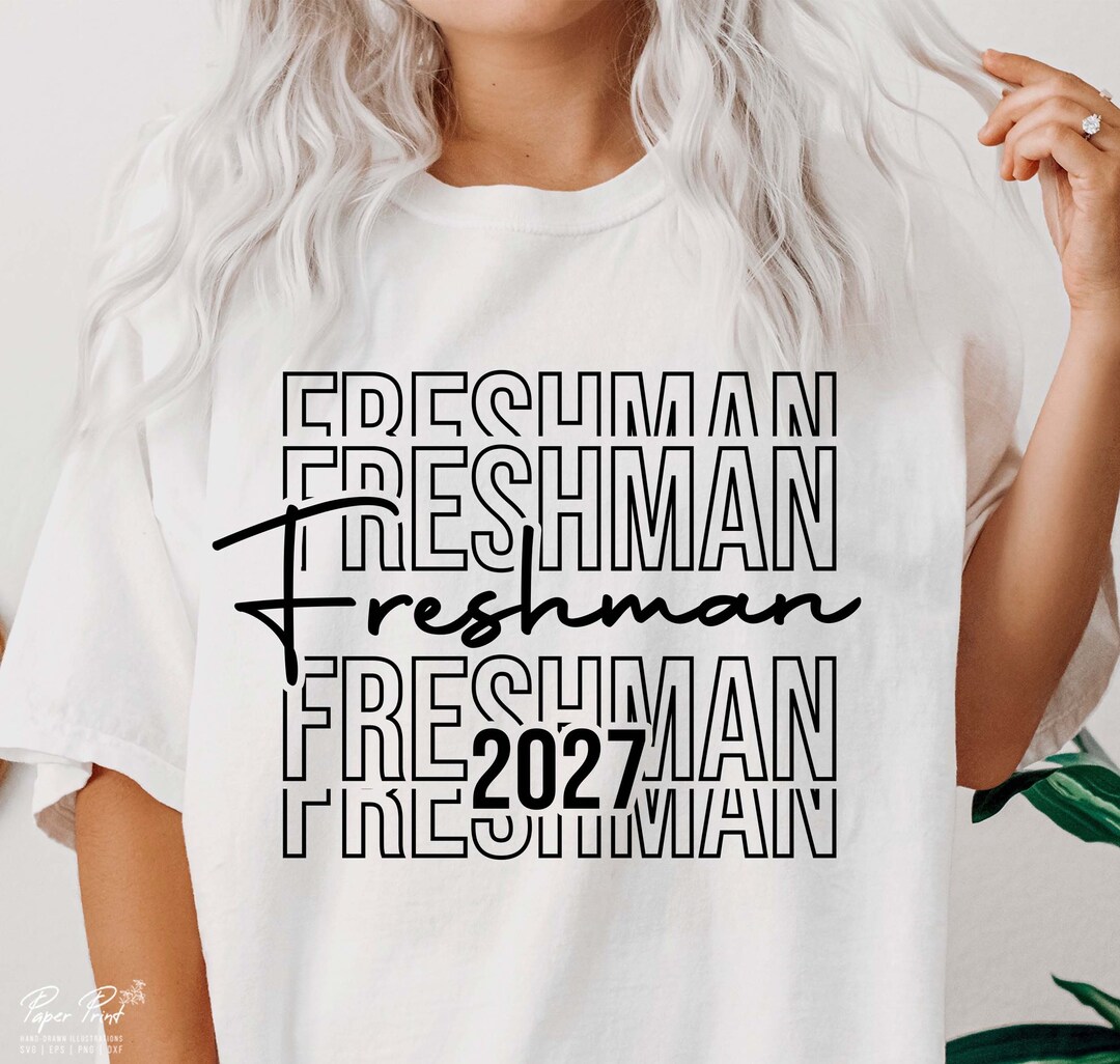 Freshman 207 SVG, Back to School Svg, Class of 2027 SVG, High School ...