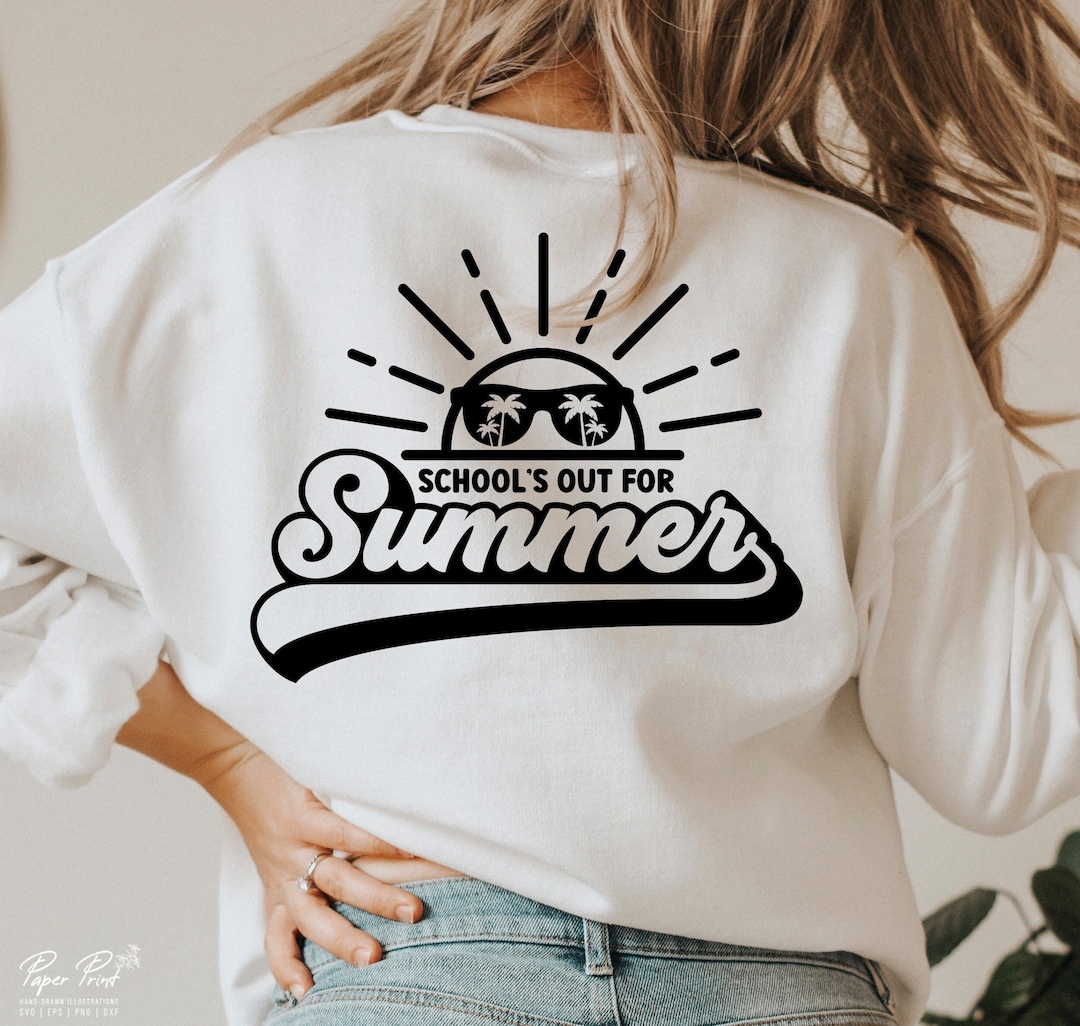 Schools Out for Summer SVG PNG, Last Day of School Svg, Summer Break ...