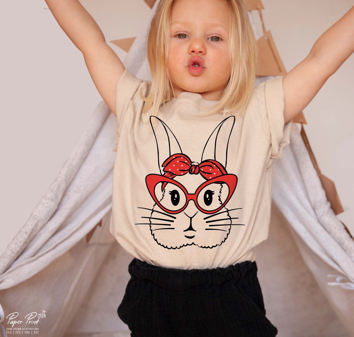 Bunny SVG PNG Easter Bunny SVG Happy Easter Svg Cute Bunny - Etsy