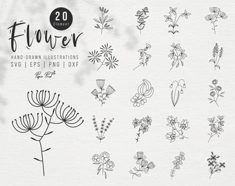 Pattern Svg. Floral Pattern. Svg. Wild Herbs. Wild Flower - Etsy