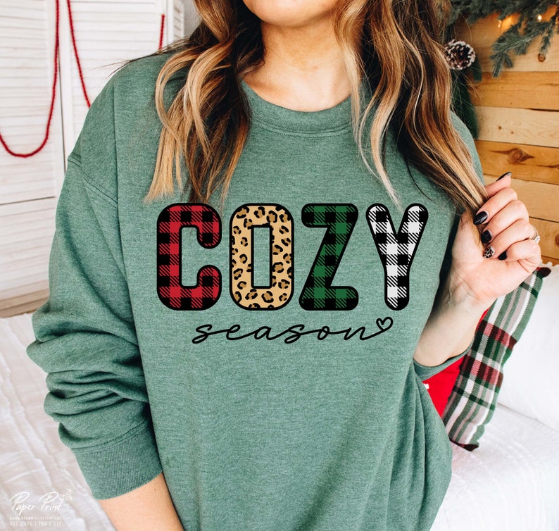 Cozy Season SVG PNG, Christmas Jumper Cut Files (digital Download) - Etsy