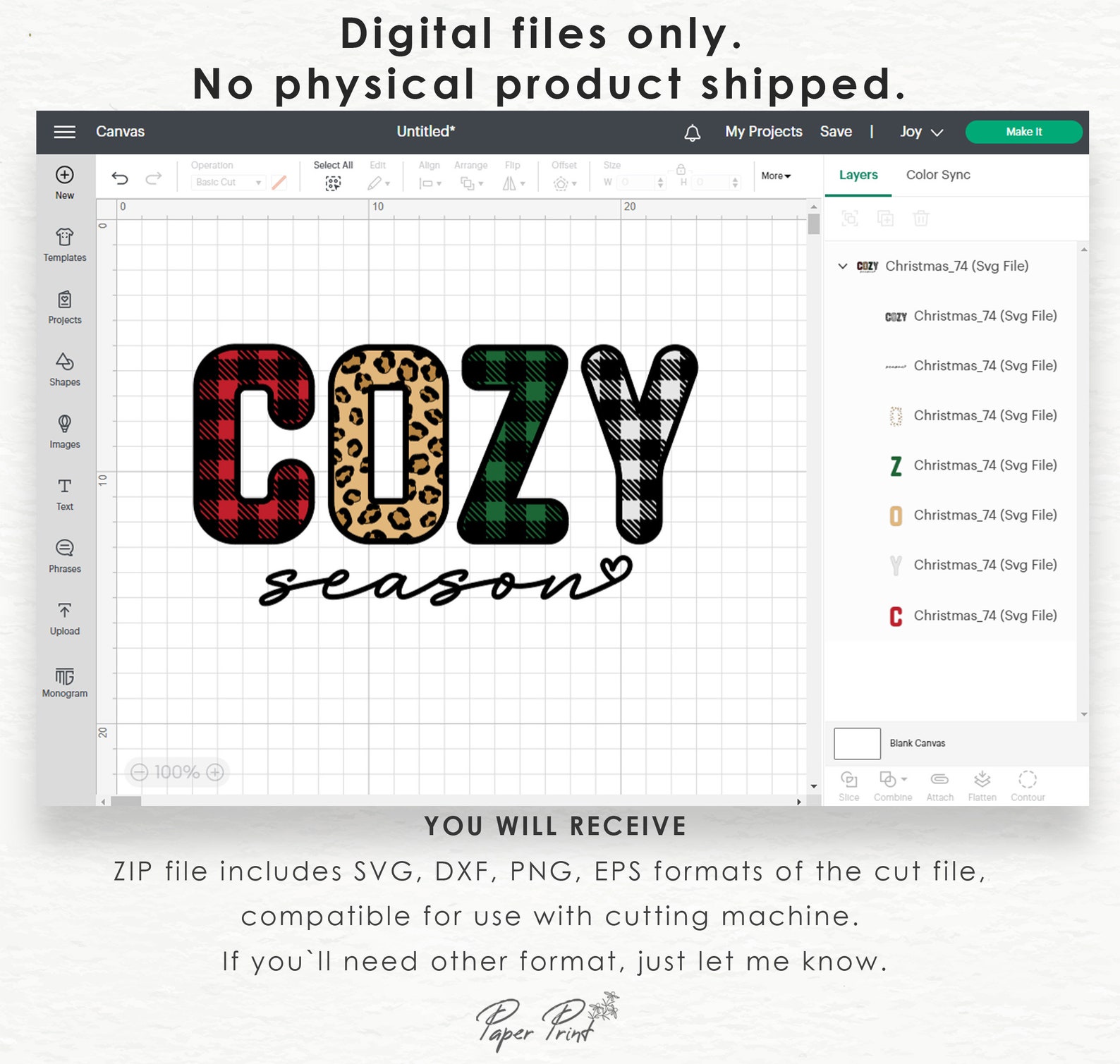 Cozy Season SVG PNG, Christmas Jumper Cut Files (digital Download) - Etsy