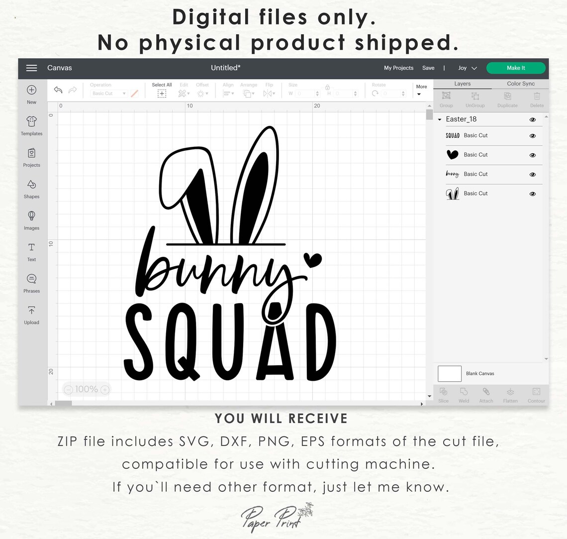Bunny Squad SVG PNG Happy Easter SVG Easter Vibes Svg Bunny - Etsy