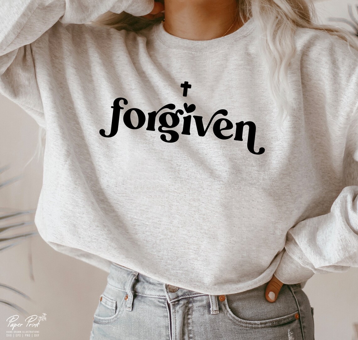 Forgiven Svg Christian Svg Jesus Svg Religious Svg Bible - Etsy