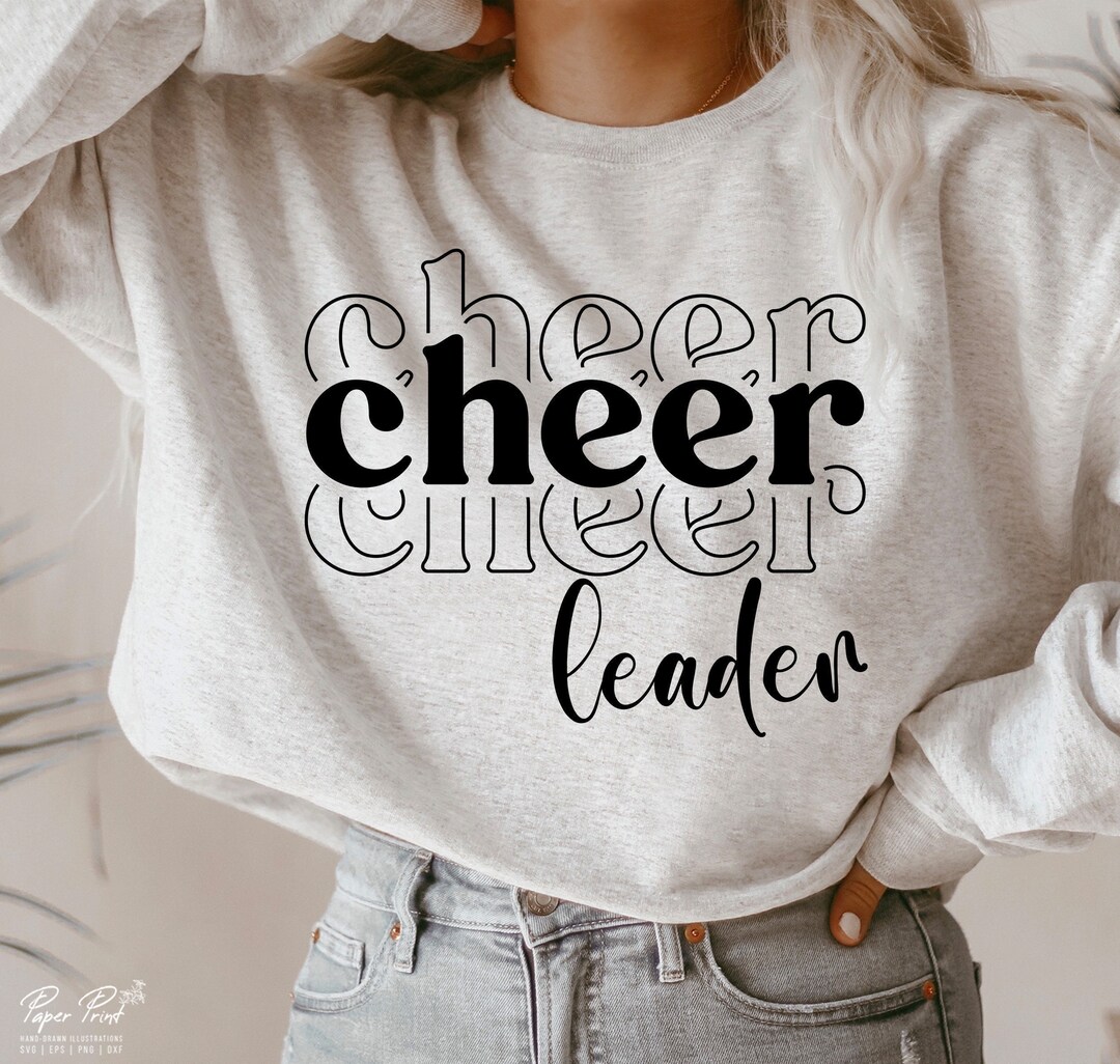 Cheerleader SVG, Cheer Coach PNG, Fall Sports Cricut File (digital ...
