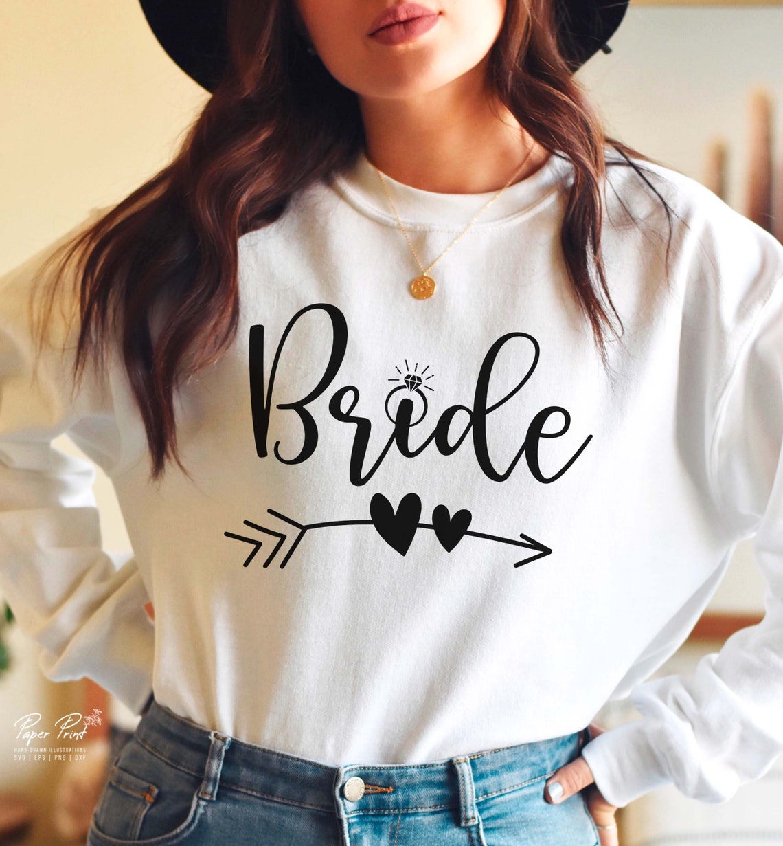 Bride Svg Bachelorette Svg Bridesmaid Svg Wedding Svg - Etsy