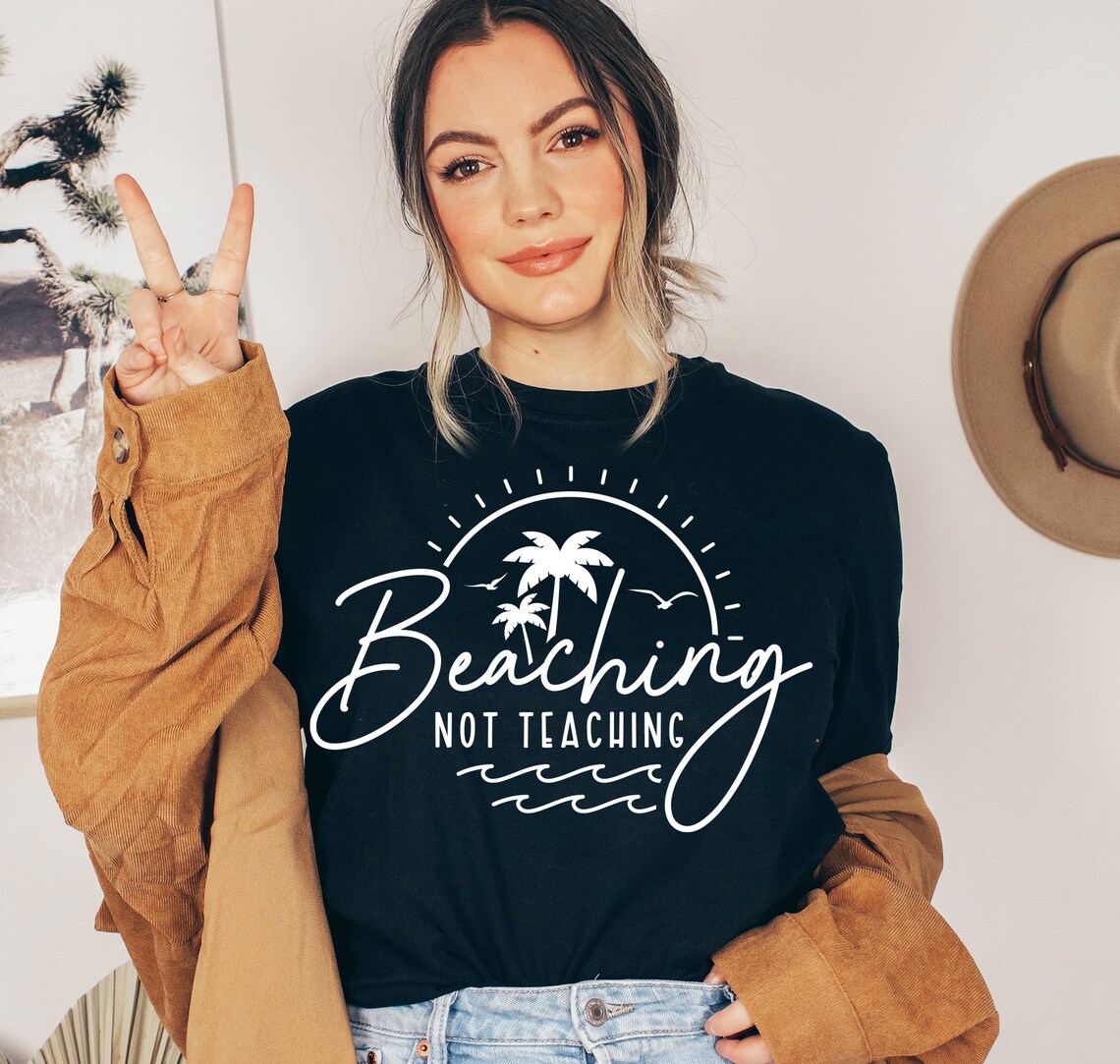 Beaching Not Teaching SVG PNG School Out for the Summer SVG - Etsy