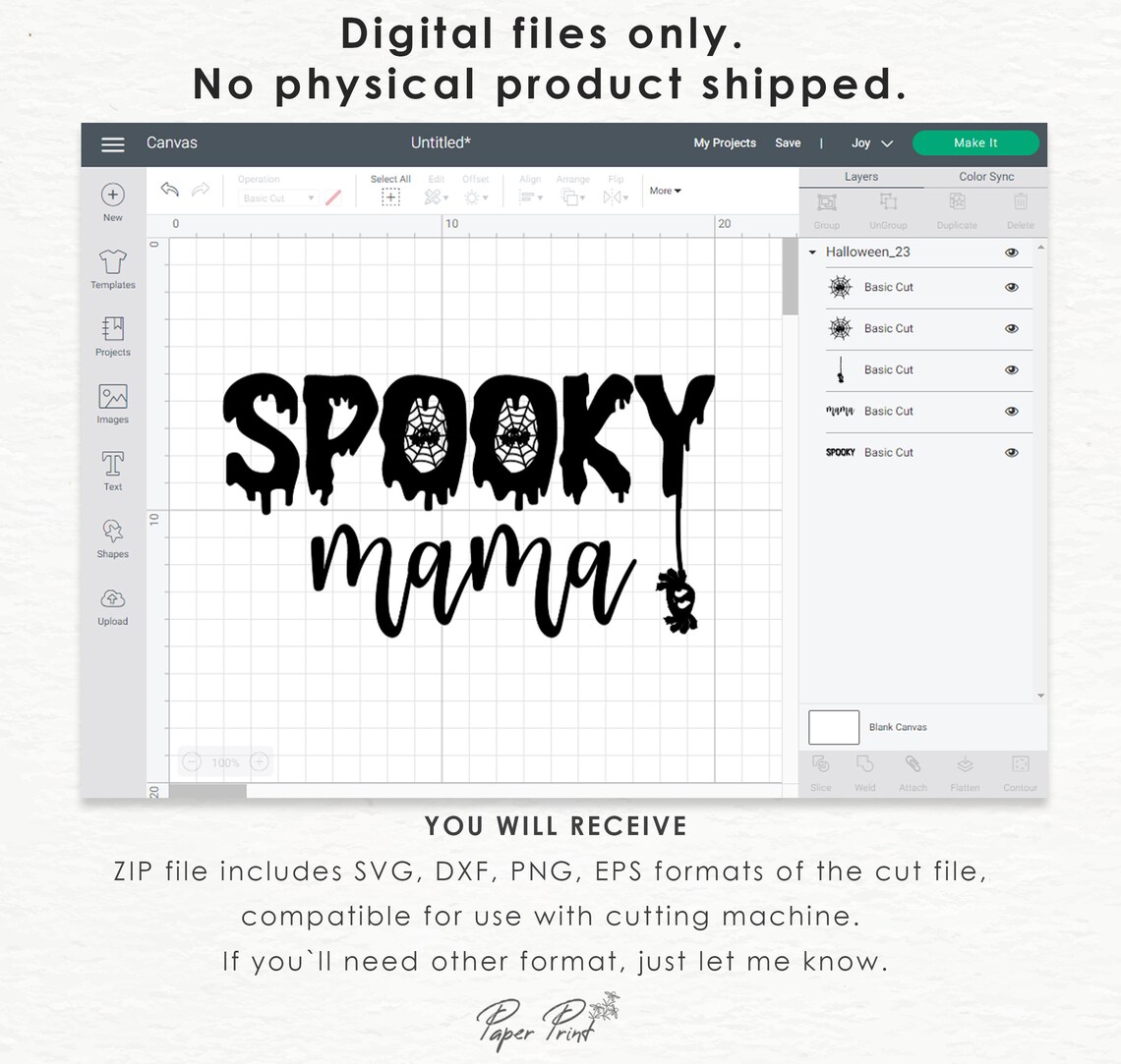 Spooky Mama Svg Spooky Mom Svg Halloween Shirt Gift for Mom | Etsy