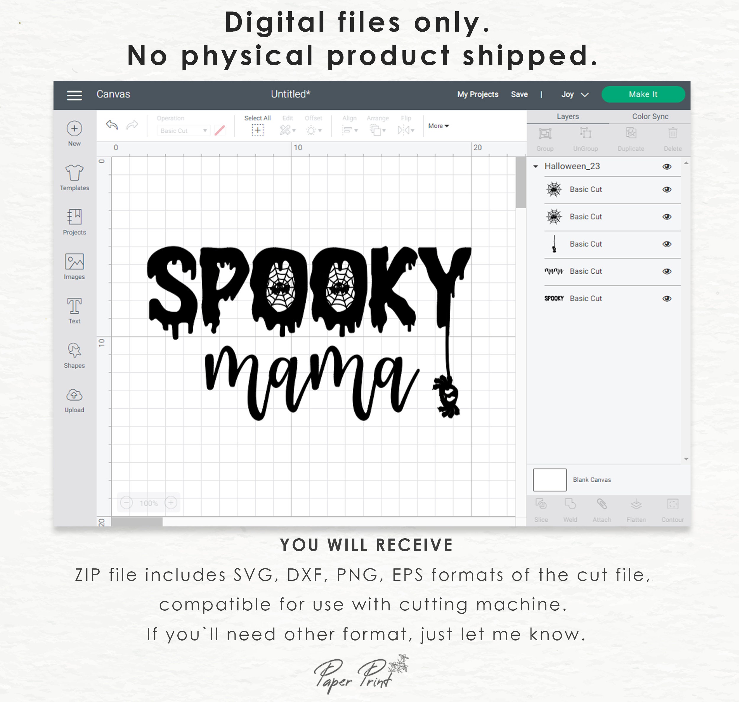 Spooky Mama Svg Spooky Mom Svg Halloween Shirt Gift for Mom | Etsy