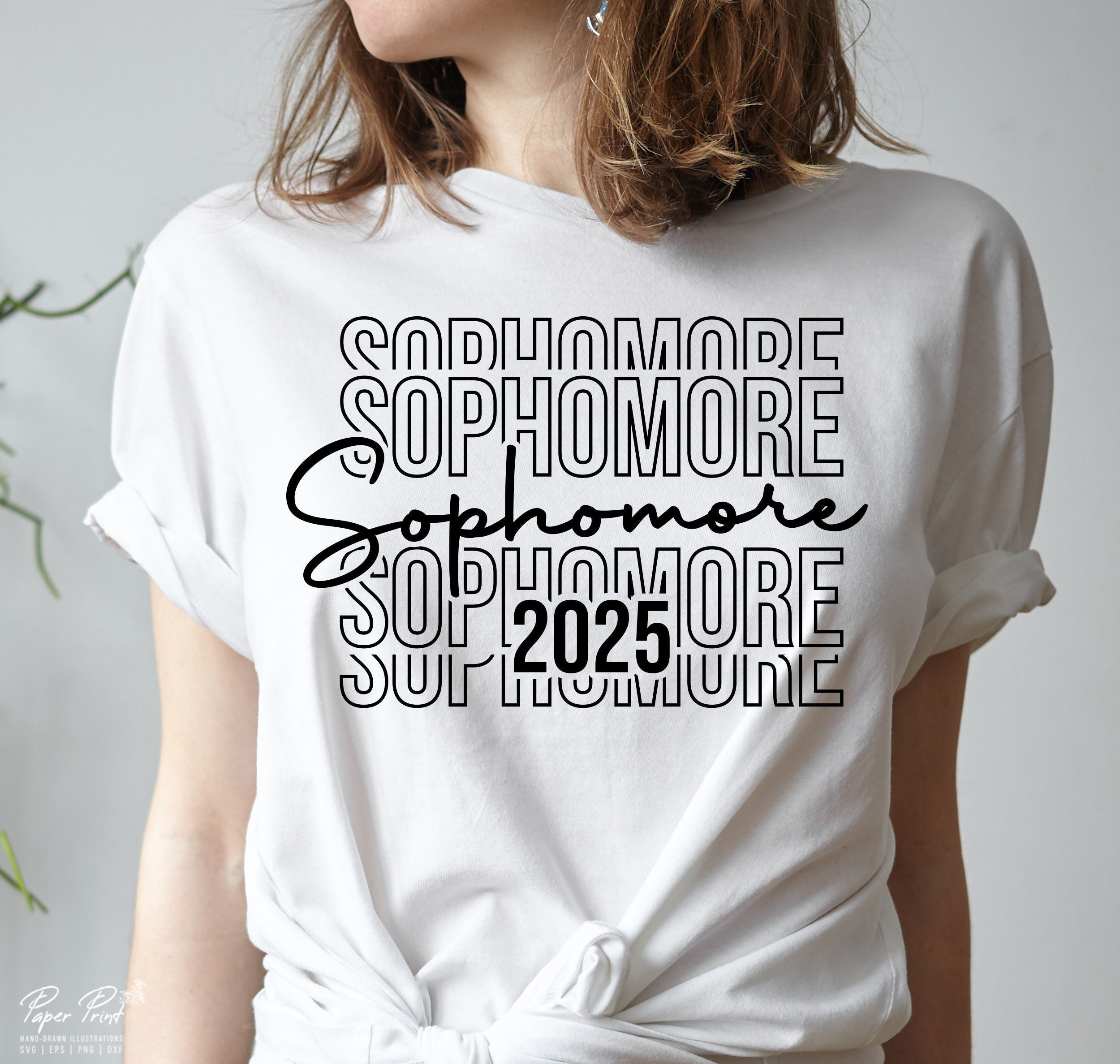 Sophomore 2025 Svg High School Svg Sophomore Class Svg Back - Etsy Hong ...