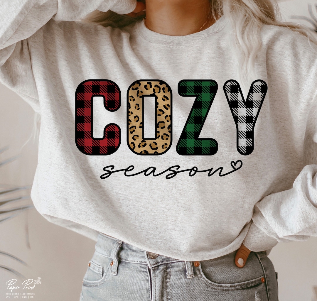 Cozy Season SVG PNG, Cozy Vibes Svg, Christmas Svg, Get Cozy Svg, Merry ...