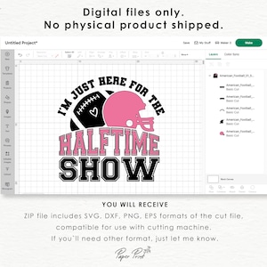 Football Game Day SVG PNG, Football Svg, Team Halftime Svg, Funny ...