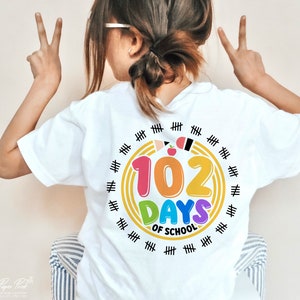 100 Days of School SVG PNG, 2nd Grade Svg, Second Grade Teacher Shirt ...