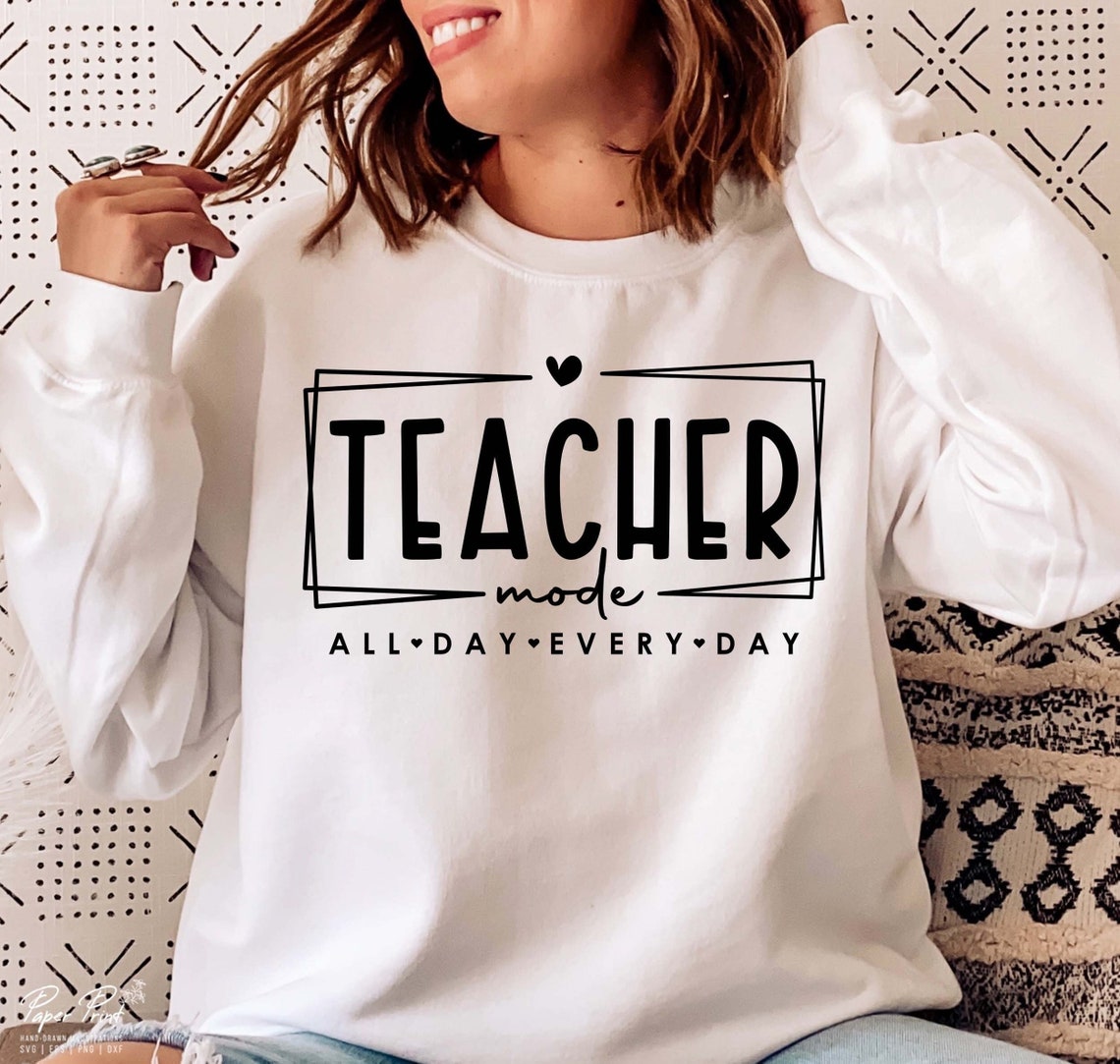 Teacher Mode SVG PNG Teaching Mode SVG Gift for Teacher Svg - Etsy