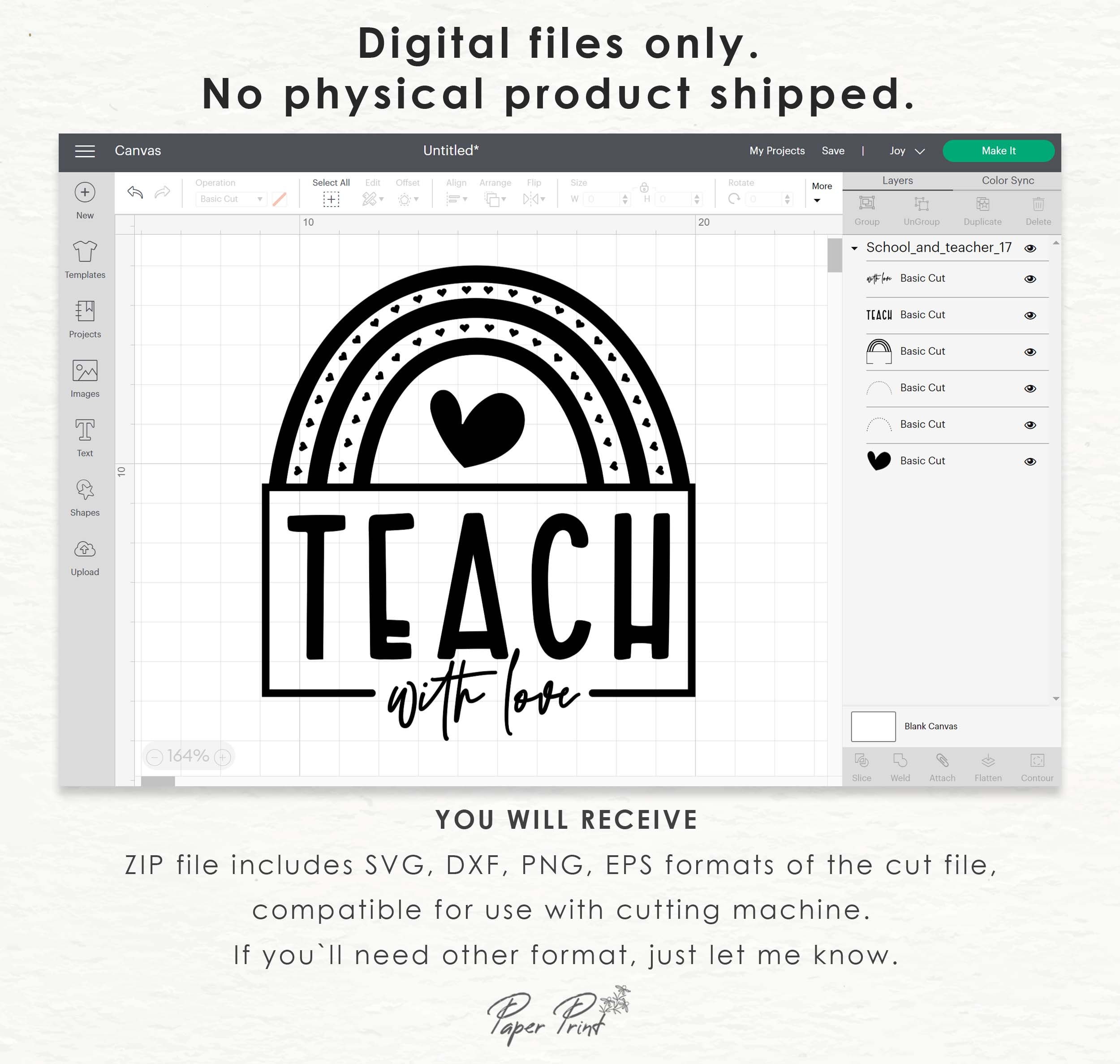 Teach With Love Svg Made to Teach Svg Gift for Teacher - Etsy
