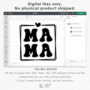 Mothers Day Svg, Mama SVG, Mama Shirt SVG, Mom Svg, Gift for Mom Svg ...