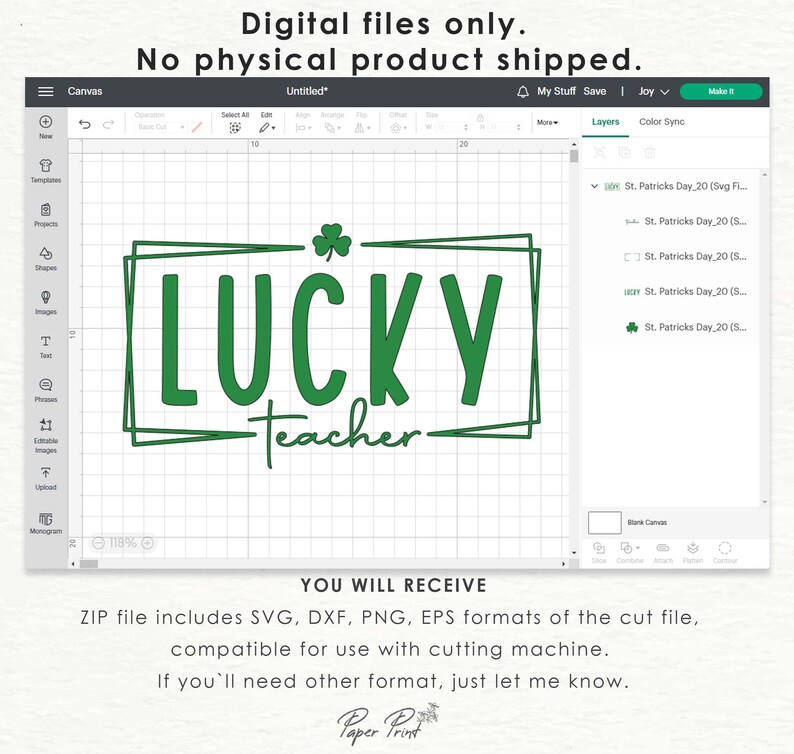 Lucky Teacher SVG St Patricks Day SVG Gift for Teacher Svg - Etsy