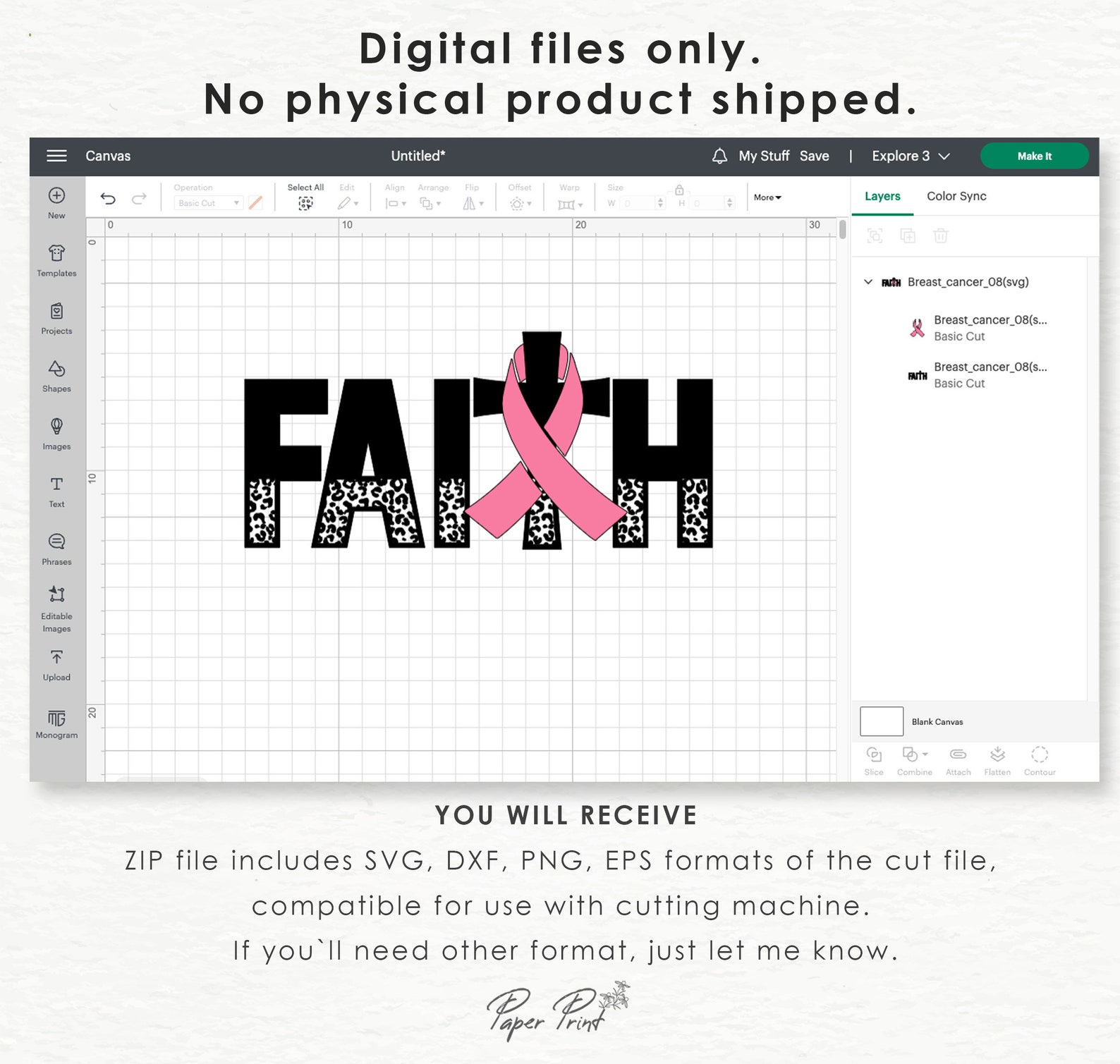 Breast Cancer Awareness Faith Jesus Svg Png, Christian Svg, Religious ...