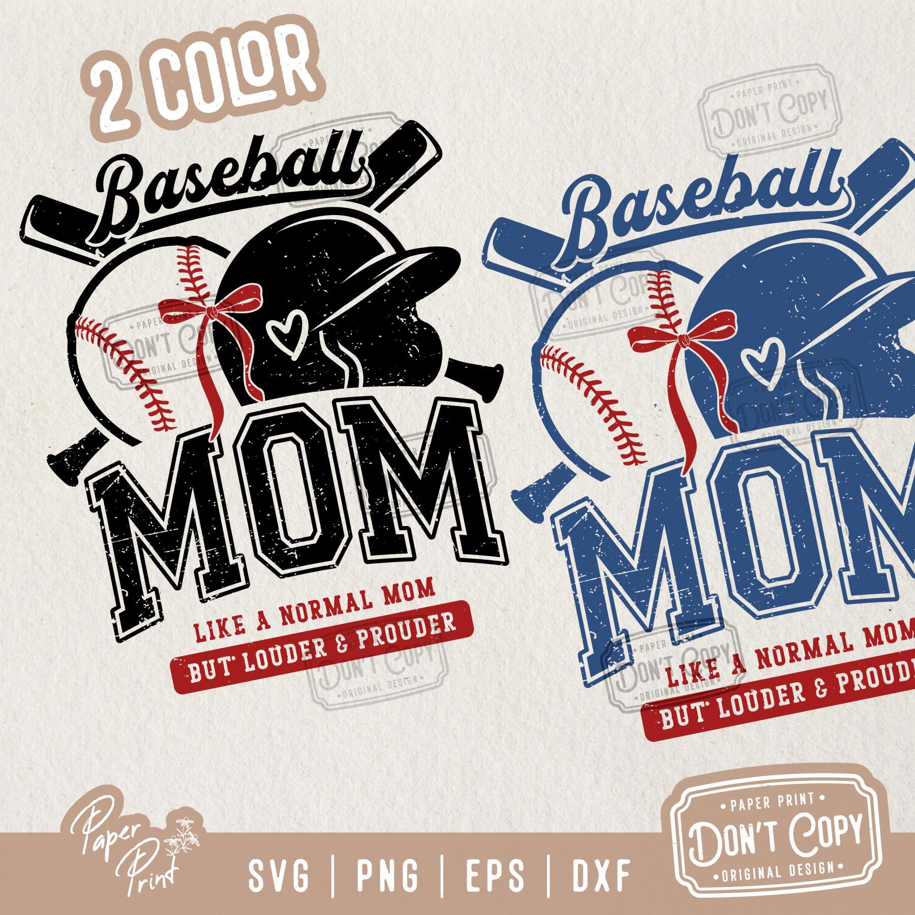 Baseball Mom PNG SVG: Loud & Proud Design (digital Download) - Etsy