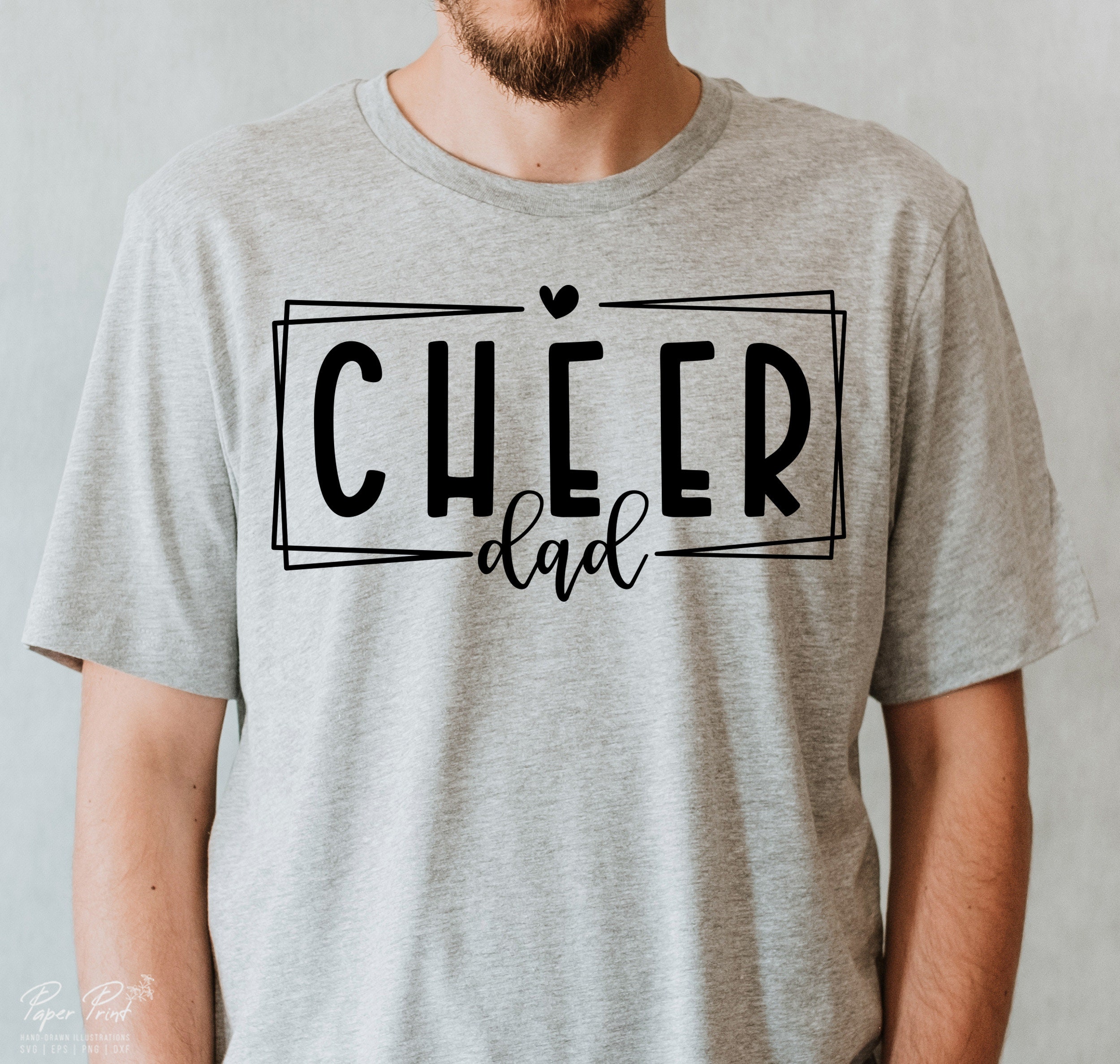 Cheer Dad Svg, Cheer Father Svg, Sports Svg, Cheer Dad Shirt Svg, Cheer ...