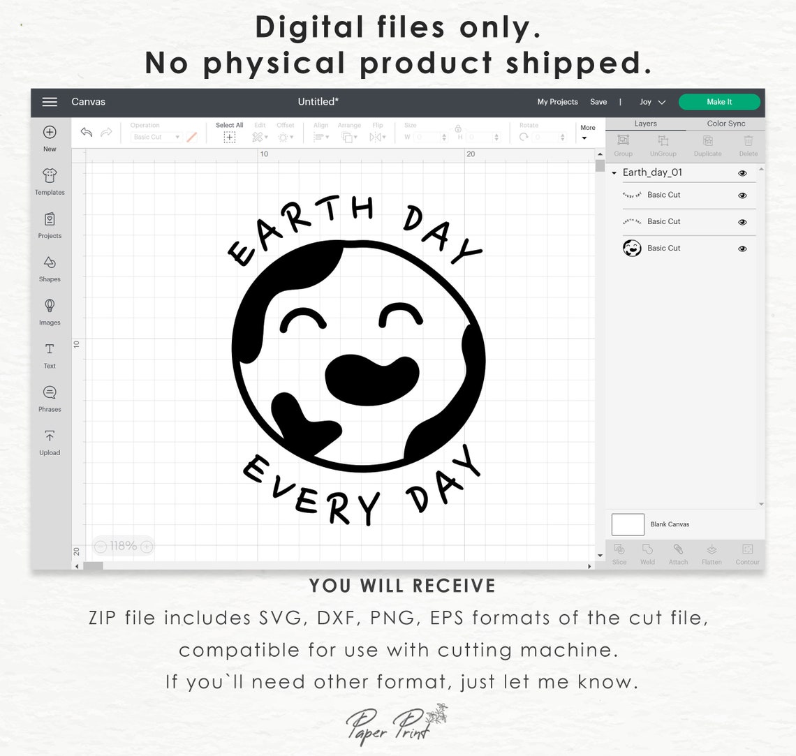 Earth Day Every Day SVG PNG Earth Day Cut File Planet Svg - Etsy